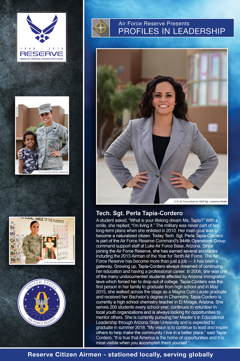 Profiles in Leadership Vol III - Tech, Sgt. Perla Tapia-Cordero